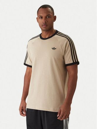 adidas T-Shirt 3-Stripes KE7964 Beige Regular Fit