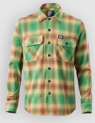 Loose Riders Global Alliance Oakleaf Flannel Hemd green