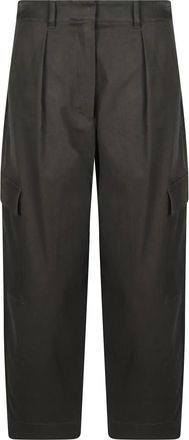 Max Mara Femme, Pantalons, Vert, Taille: 36 FR Pantalon large