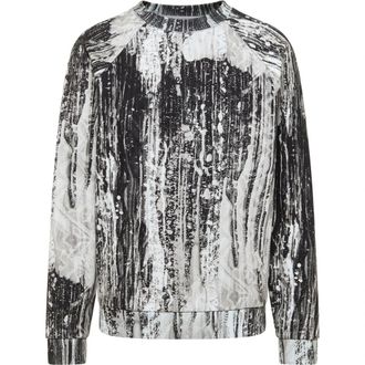 Carlo Colucci AI Drip Strick Sweatshirt - - Sweatshirts & Hoodies - Herren - Schwarzk - 2XL