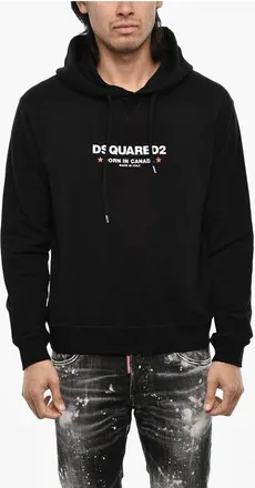 Dsquared2 Cotton Hoodie with print size Xxl