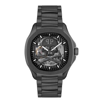 Philipp Plein Homme, Accessoires, Noir, Taille: ONE Size Skeleton Spectre 42mm