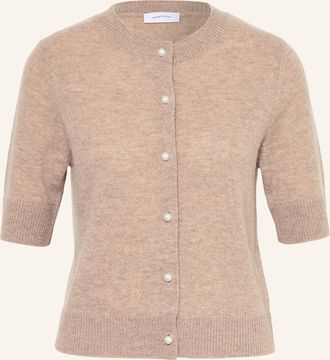Darling Harbour Darling Harbour Strickjacke Mit Cashmere Und 3/4-Arm beige