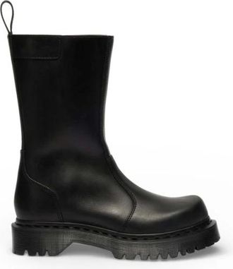 Dr. Martens Femme, Chaussures, Noir, Taille: 38 EU Bottines en cuir avec fermeture &eacute;clair