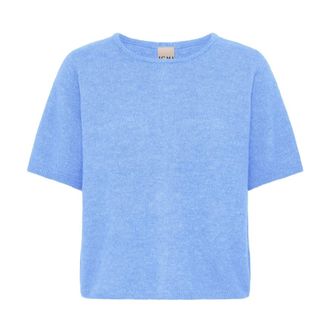 Ichi Ichi - IHDasila 5 - Femme - Pulls - Bleu - Taille: 42 FR