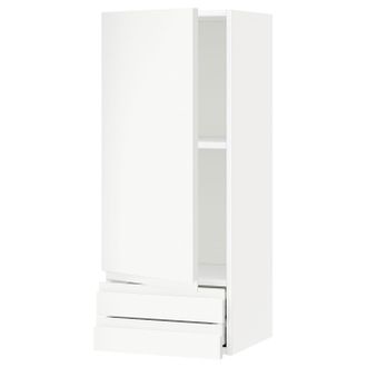 IKEA METOD / MAXIMERA Wandschrank mit T&uuml;r/2 Schbubladen
