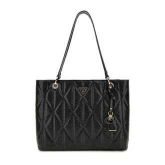 Guess Schwarze Betula Satchel Umh&auml;ngetasche - - Bags - Damen - Schwarzk - ONE SIZE