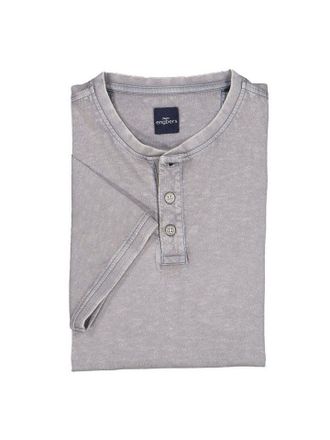 Engbers T-Shirt Herren Henley-Shirt uni, Grau