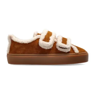 INUIKII Femme, Chaussures, Brun, Taille: 41 EU Shearling Low Velcro