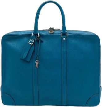 Louis Vuitton Pre-owned Cuir sacs-louis-vuitton - Femme - Pre-owned - Bleu - Taille: ONE Size