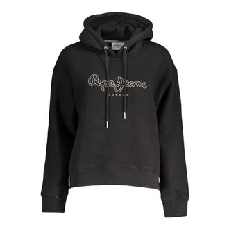 Pepe Jeans London Femme, Sweatshirts et sweats &agrave; capuche, Noir, Taille: 42 FR Frida Sweat &agrave; capuche