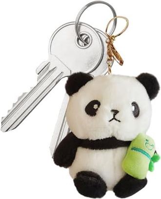 Generic Breloque panda pour portefeuille - Pendentif panda de 5,1 cm, joli accessoire de sac, support panda durable | Porte-cl&eacute;s &eacute;l&eacute;gant pour femme et homme p