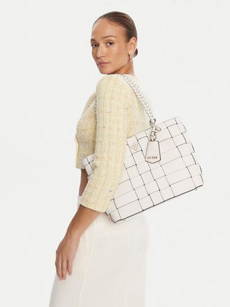 Guess Handtasche Guess Maylee HWWG96 61220 Wei&szlig;