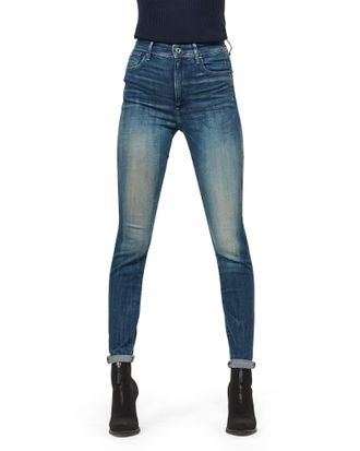 G-Star RAW Damen Kafey Ultra High Skinny Jeans, Blau (Antic Faded Baum Blue D15578-C296-B817), 25W / 30L