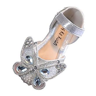 Generic Sandales tendance printemps et &eacute;t&eacute; pour filles - Robe de danse - Chaussures de princesse - Maille perl&eacute;e - Grand noeud - Chaussons animaux pour filles