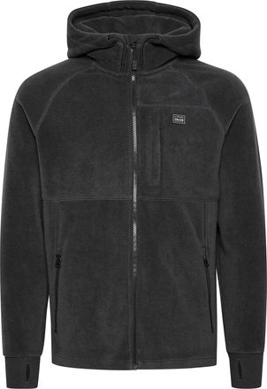 11 Project PRMichel Herren Fleecejacke Sweatjacke Jacke mit Kapuze Brusttasche hohem Kragen Reißverschlusstaschen Regular fit, Größe:XL, Farbe:Forged Iron (19390