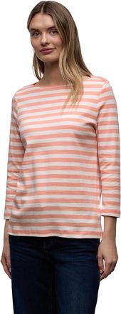 Street One Gestreiftes Shirt Light apricot 36