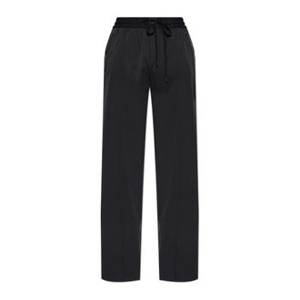 Dolce & Gabbana Homme, Pantalons, Noir, Taille: M Pantalon de jogging en toile de laine