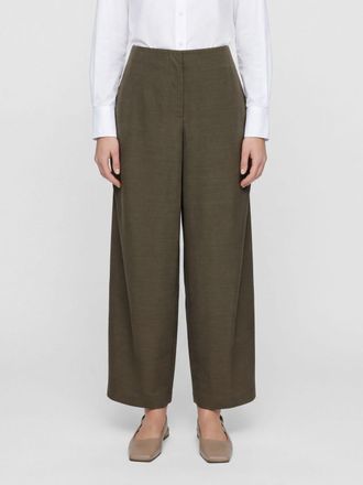 Jacquemus Pantalon large taille haute en laine vierge
