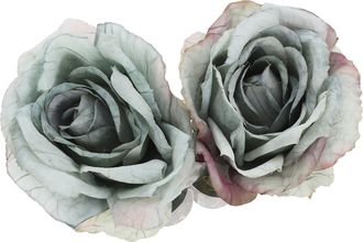 Kesyoo Set mit 2 Raffhaltern mit Rosenmotiv f&uuml;r Fensterdekoration