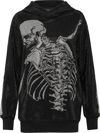 Philipp Plein Damen, Sweatshirts & Hoodies, Schwarzk, XSGr&ouml;&szlig;e