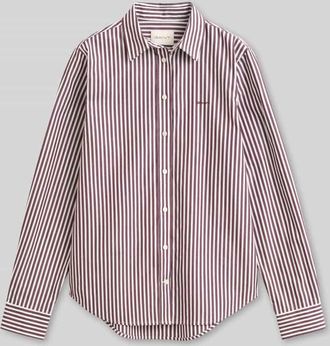 GANT Regular Fit Hemdbluse mit Logo-Stitching