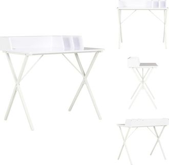 vidaXL Vidaxl - Schreibtisch Wei&szlig; 80x50x84 cm - Schreibtisch - Wei&szlig;er Schreibtisch - B&uuml;rostuhl - Home Office - Laptoptisch