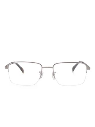 Eyewear by David Beckham Brille mit eckigem Gestell - Braun