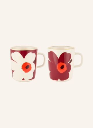Marimekko 2er-Set Henkelbecher Oiva weiss