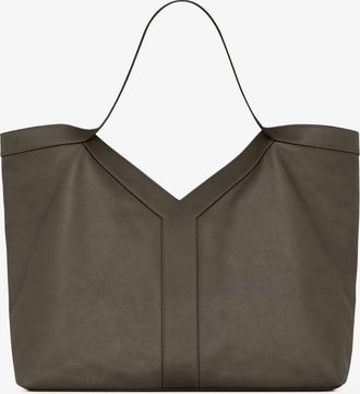 Saint Laurent Y Oversize leather tote bag - SAINT LAURENT - gender_Man