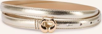 Maje Lederg&uuml;rtel gold