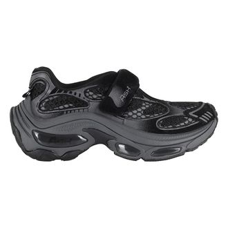 Ash Schwarze Wildleder-Sneaker mit technischem Stoff - - Shoes - Damen - Schwarzk - 40 EU