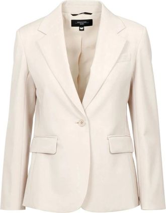 Max Mara Femme, Vestes, Beige, Taille: 36 FR Blazer