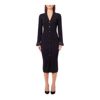 Liu Jo Maglia Long Fit - - Dresses - Damen - Schwarzk - S