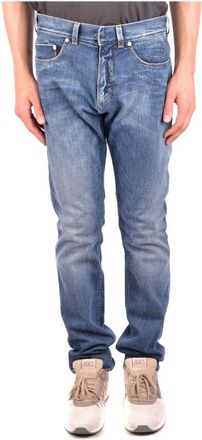 Neil Barrett Homme, Jeans, Bleu, Taille: W32 Jean Bleu Fermeture Éclair Collection Automne/Hiver