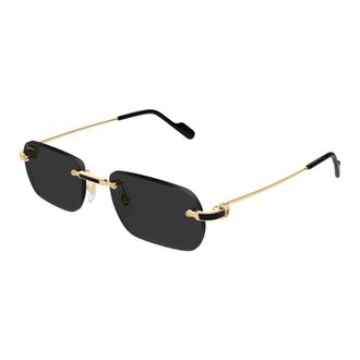 Cartier Ct0498S 001 Sonnenbrillen - - Accessories - Herren - Gelb - 55 MM