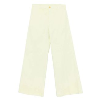 Forte_Forte Weite Hosen - - Trousers - Damen - Gelb - 2XS