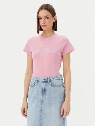 Guess T-Shirt V5GI10 K9RM1 Rosa Regular Fit