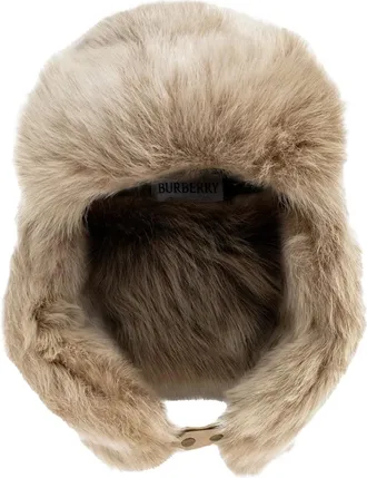 Burberry bob en peau lainée - Tons neutres