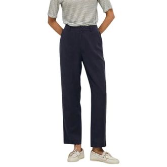 Yerse Yerse, Femme, Pantalons, Bleu, Taille: 38 FR Pantalon Droit en Tencel