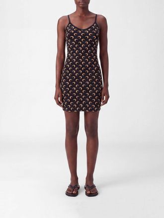 Marine Serre Kleid Damen Farbe Schwarz