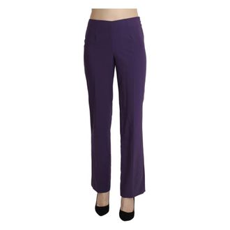 Bencivenga High Waist Straight Hosen - - Trousers - Damen - Lila - S
