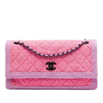 Chanel Pre-owned Vintage Flap Shoulder Bag - - Pre-owned - Damen - Rosa - ONE SIZE