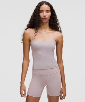 lululemon Débardeur Wundermost à fines bretelles ajustables en Ultra-Soft pour Femmes - Gris - Taille XL
