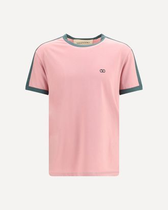 Valentino Embroidered logo cotton-jersey T-shirt Male M