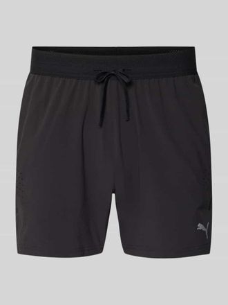 Puma Regular Fit Shorts mit Logo-Print