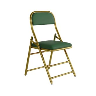 Generic Klappstuhl Gepolstert Einzeln mit Lehne Bis 100kg Belastbar Klappst&uuml;hle Camping Faltbar mit Metallrahmen Platzsparend f&uuml;r G&auml;ste K&uuml;che B&uuml;ro Hochzeit un