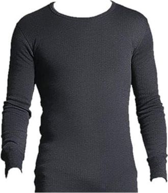 Heat Holders Les porteurs des hommes SockShop chaleur Manches longues Gilet thermique en 2 couleurs - Extra Large - Charbon de bois