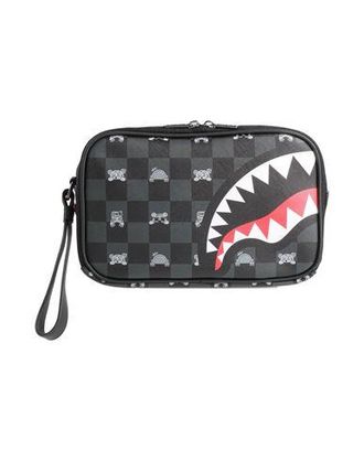 Sprayground GRAY PEEKING CHARACTER CHECK TOILETRY BRICK