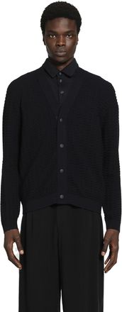 Giorgio Armani Virgin Wool Blend Cardigan